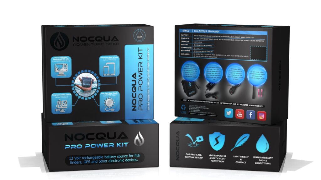4.4Ah–10Ah Pro Power Kit for Kayaks & Water Gear | NOCQUA