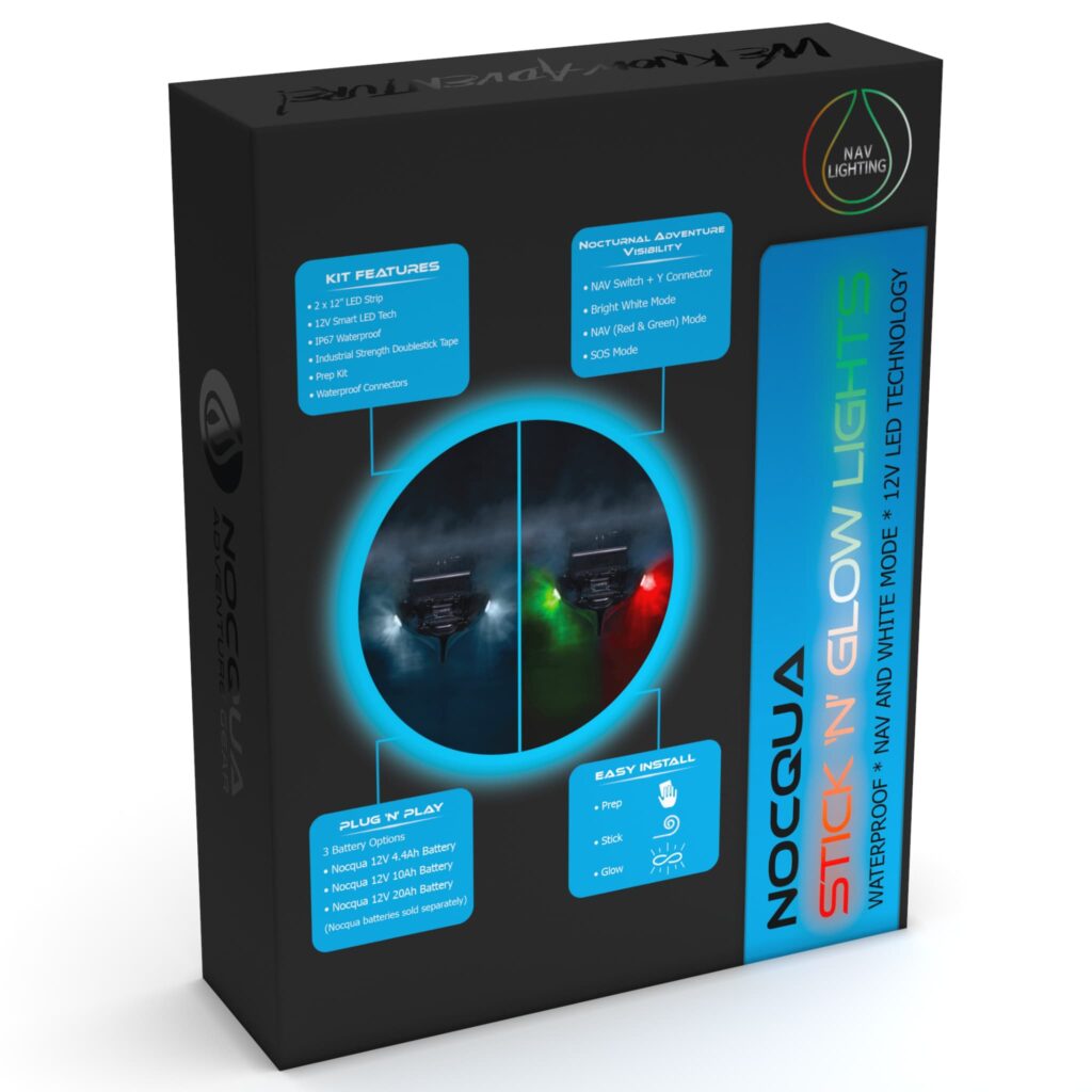 Nocqua Stick ‘N’ Glow NAV Lights Kit | Nocqua Adventure Gear